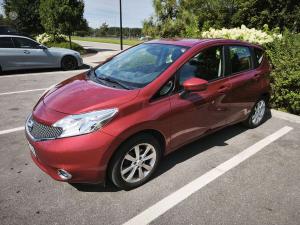 Red Nissan Note 2014 in Vilnius, with an engine capacity of 1.20 L and mileage of 134 thousand km for 4700 €, photo 3 on AUTOMOTO.COM.LV