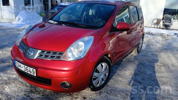 Red Nissan Note 2008 in Riga, with an engine capacity of 1.50 L and mileage of 270 thousand km for 1250 €, photo 1 on AUTOMOTO.COM.LV