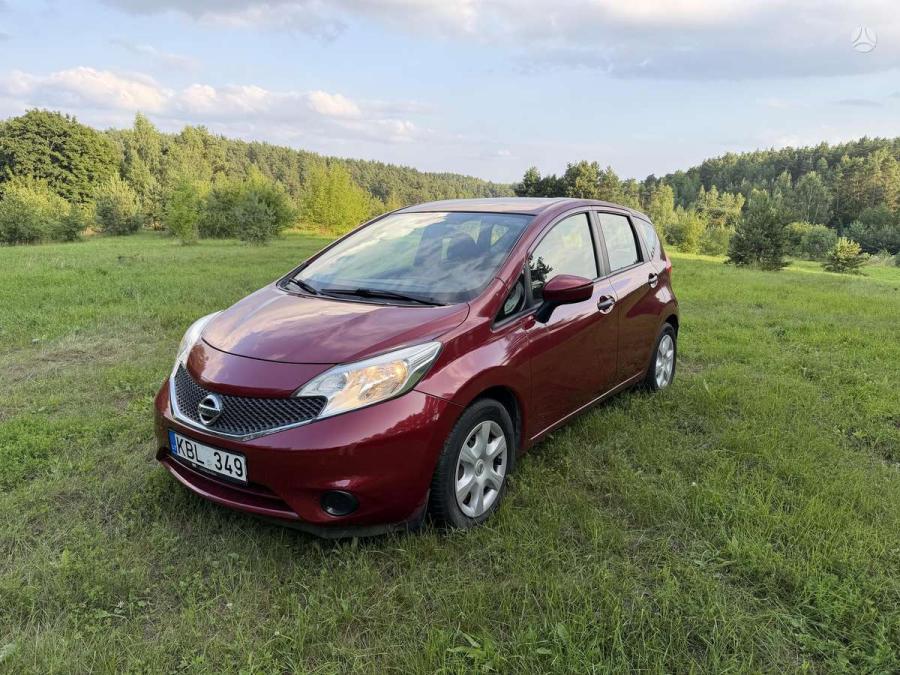 Sarkans Nissan Note 2016 Viļņa, ar dzinēja tilpumu 1.20 L un nobraukumu 74 tūkst. km par 4200 €, foto 3 vietnē AUTOMOTO.COM.LV