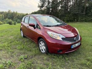 Red Nissan Note 2016 in Vilnius, with an engine capacity of 1.20 L and mileage of 74 thousand km for 4200 €, photo  on AUTOMOTO.COM.LV