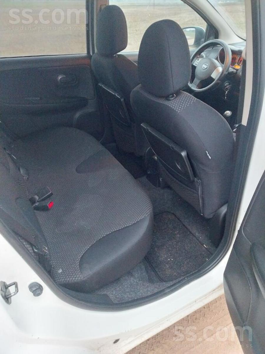 Balts Nissan Note 2008 Talsi, ar dzinēja tilpumu 1.50 L un nobraukumu 371 tūkst. km par 1000 €, foto 5 vietnē AUTOMOTO.COM.LV