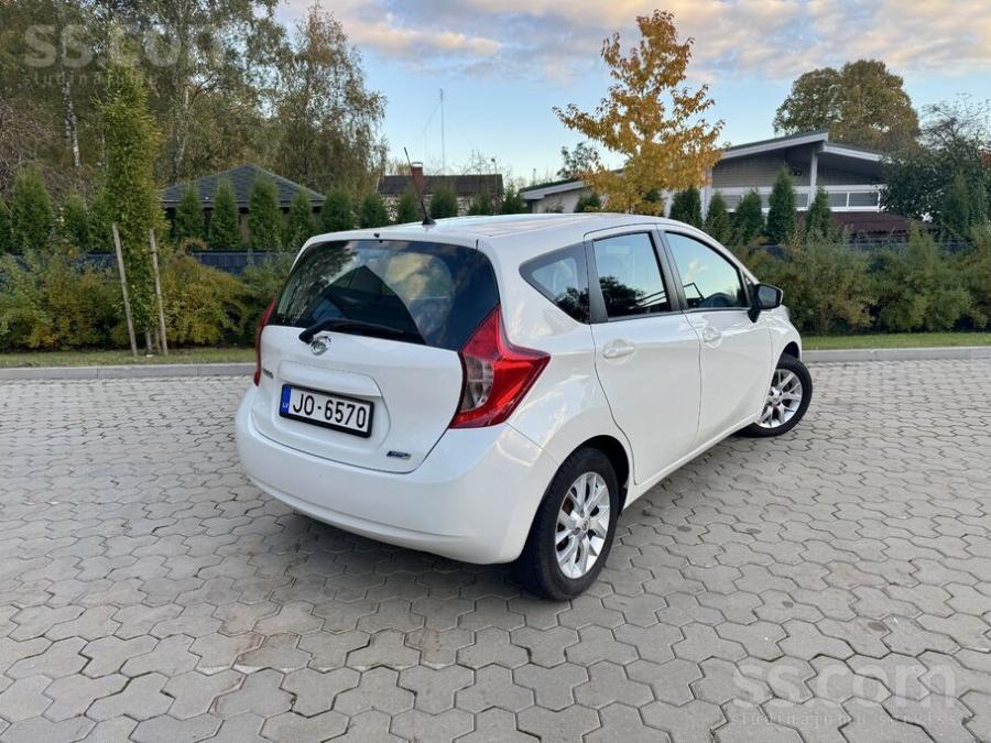 White Nissan Note 2014 in Riga, with an engine capacity of 1.20 L and mileage of 199 thousand km for 2990 €, photo 4 on AUTOMOTO.COM.LV
