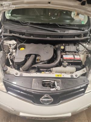 White Nissan Note 2011 in Kaunas, with an engine capacity of 1.50 L and mileage of 247 thousand km for 1500 €, photo 13 on AUTOMOTO.COM.LV