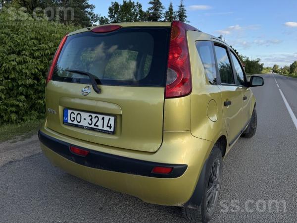 Dzeltens Nissan Note 2007 Daugavpils, ar dzinēja tilpumu 1.60 L un nobraukumu 191 tūkst. km par 1490 €, foto 4 vietnē AUTOMOTO.COM.LV