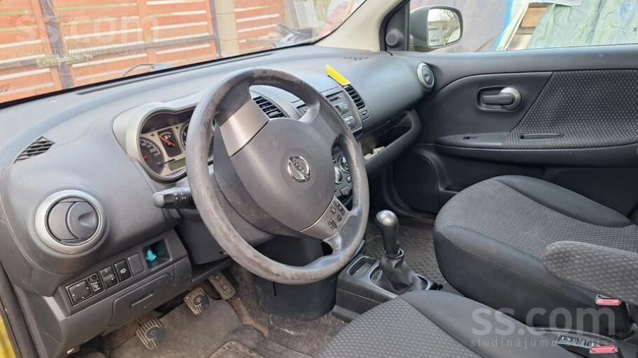 Yellow Nissan Note 2007 in Riga, with an engine capacity of 1.50 L and mileage of 193 thousand km for 990 €, photo 5 on AUTOMOTO.COM.LV