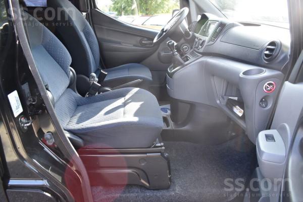 Black Nissan NV200 2012 in Kuldiga, with an engine capacity of 1.50 L and mileage of 0 thousand km for 4990 €, photo 8 on AUTOMOTO.COM.LV