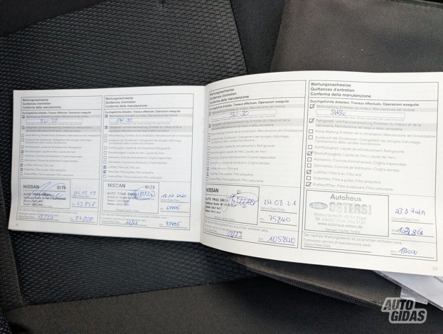 Синий Ниссан NV200 2017 в Рамучяй, объемом двигателя 1.50 л и пробегом 189 тыс. км за 7950 €, фото 43 на AUTOMOTO.COM.LV