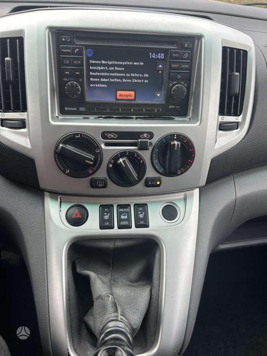 Grey Nissan NV200 2011 in Marijampole, with an engine capacity of 1.46 L and mileage of 147 thousand km for 4750 €, photo 10 on AUTOMOTO.COM.LV