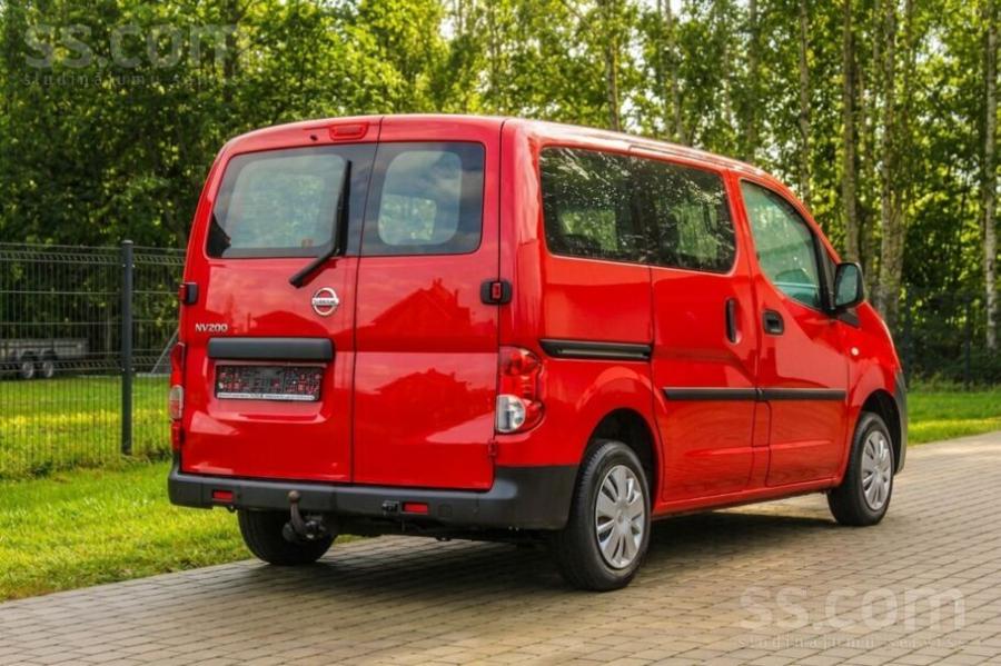 Sarkans Nissan NV200 2011 Jelgava, ar dzinēja tilpumu 1.50 L un nobraukumu 210 tūkst. km par 6796 €, foto 3 vietnē AUTOMOTO.COM.LV