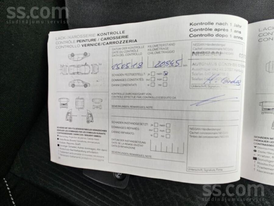 Черный Ниссан NV300 2017 в Талси, объемом двигателя 1.60 л и пробегом 230 тыс. км за 10999 €, фото 20 на AUTOMOTO.COM.LV