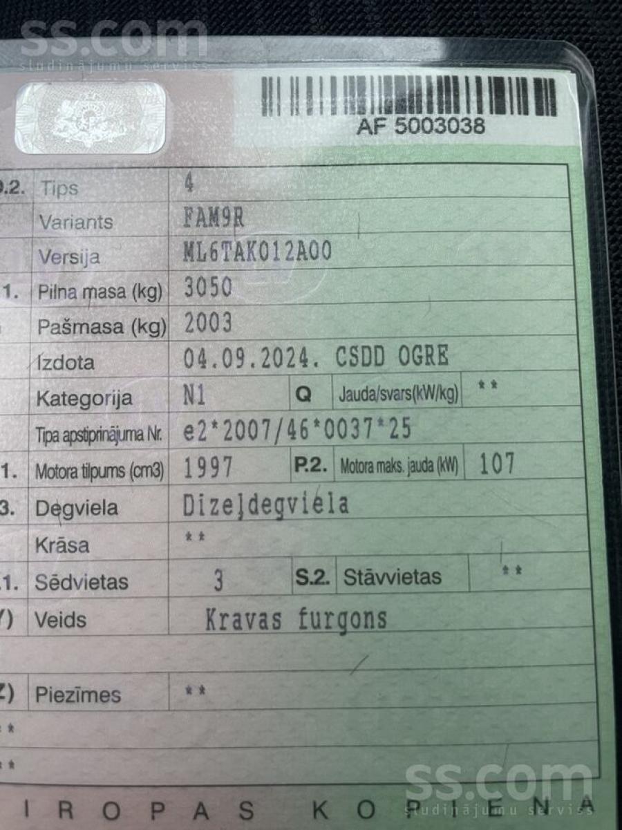 Pelēks Nissan NV300 2020 Rīga, ar dzinēja tilpumu 2.00 L un nobraukumu 163 tūkst. km par 12500 €, foto 14 vietnē AUTOMOTO.COM.LV