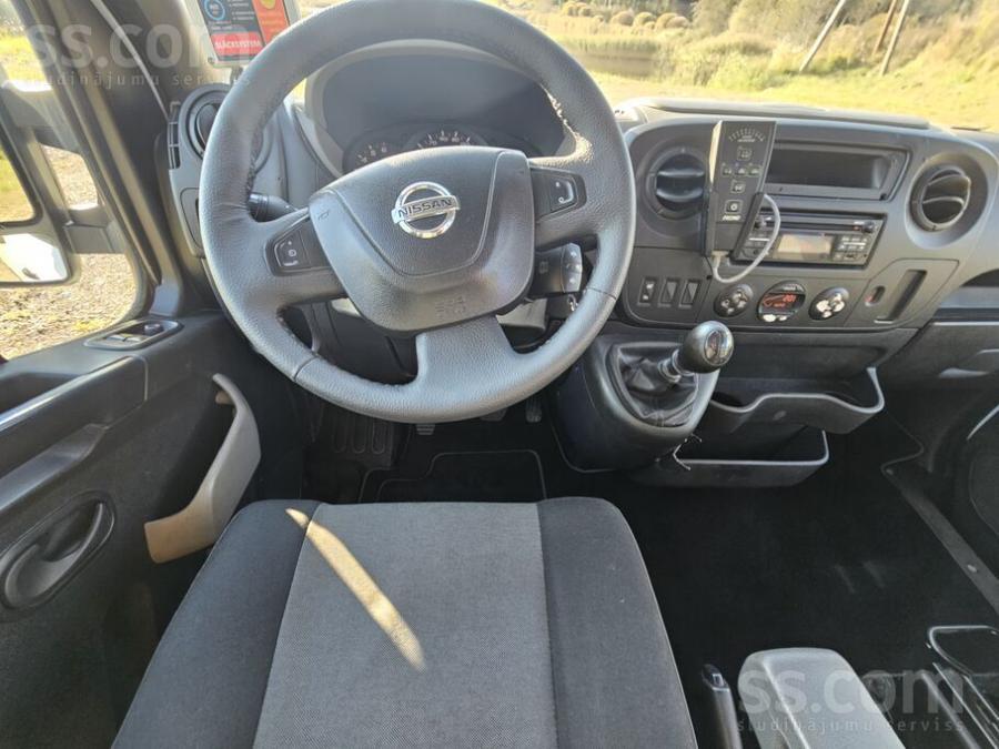 White Nissan NV300 2016 in Cesis, with an engine capacity of 2.30 L and mileage of 267 thousand km for 10890 €, photo 17 on AUTOMOTO.COM.LV