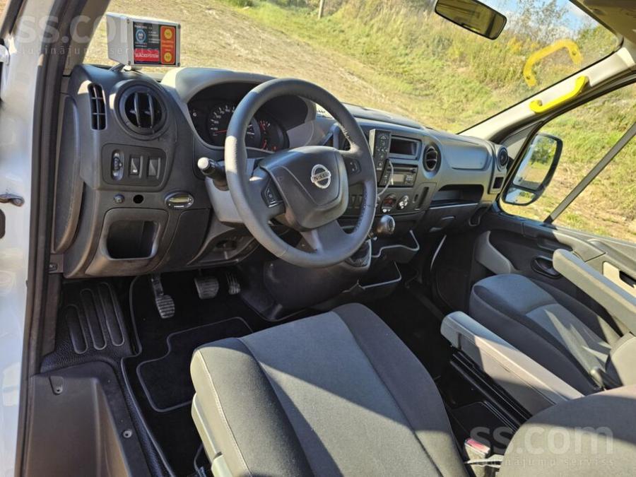 White Nissan NV300 2016 in Cesis, with an engine capacity of 2.30 L and mileage of 267 thousand km for 10890 €, photo 28 on AUTOMOTO.COM.LV