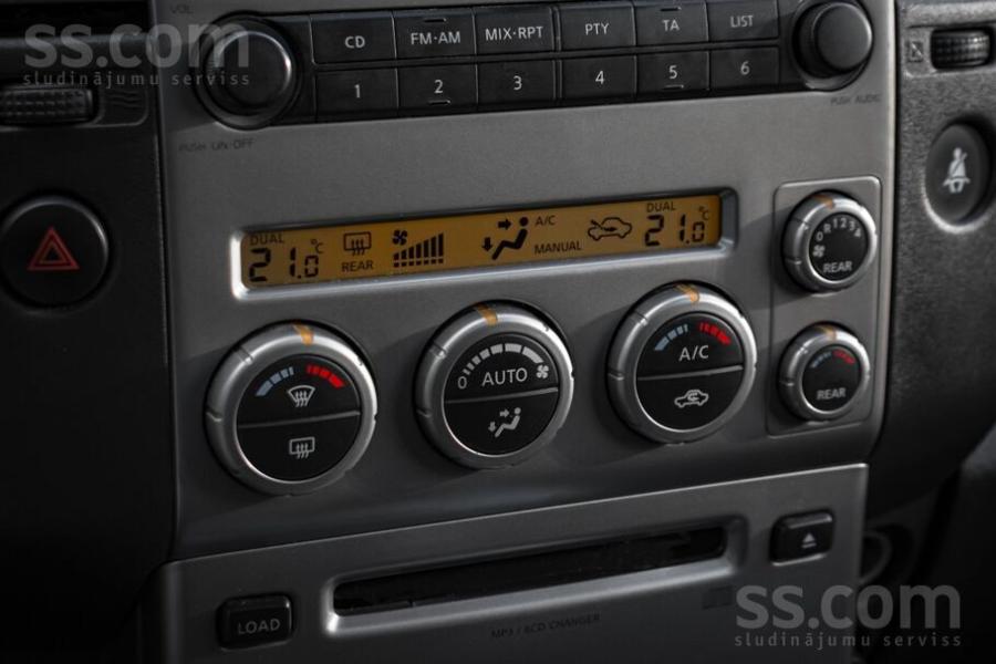 Black Nissan Pathfinder 2005 in Riga, with an engine capacity of 2.50 L and mileage of 0 thousand km for 7500 €, photo 30 on AUTOMOTO.COM.LV