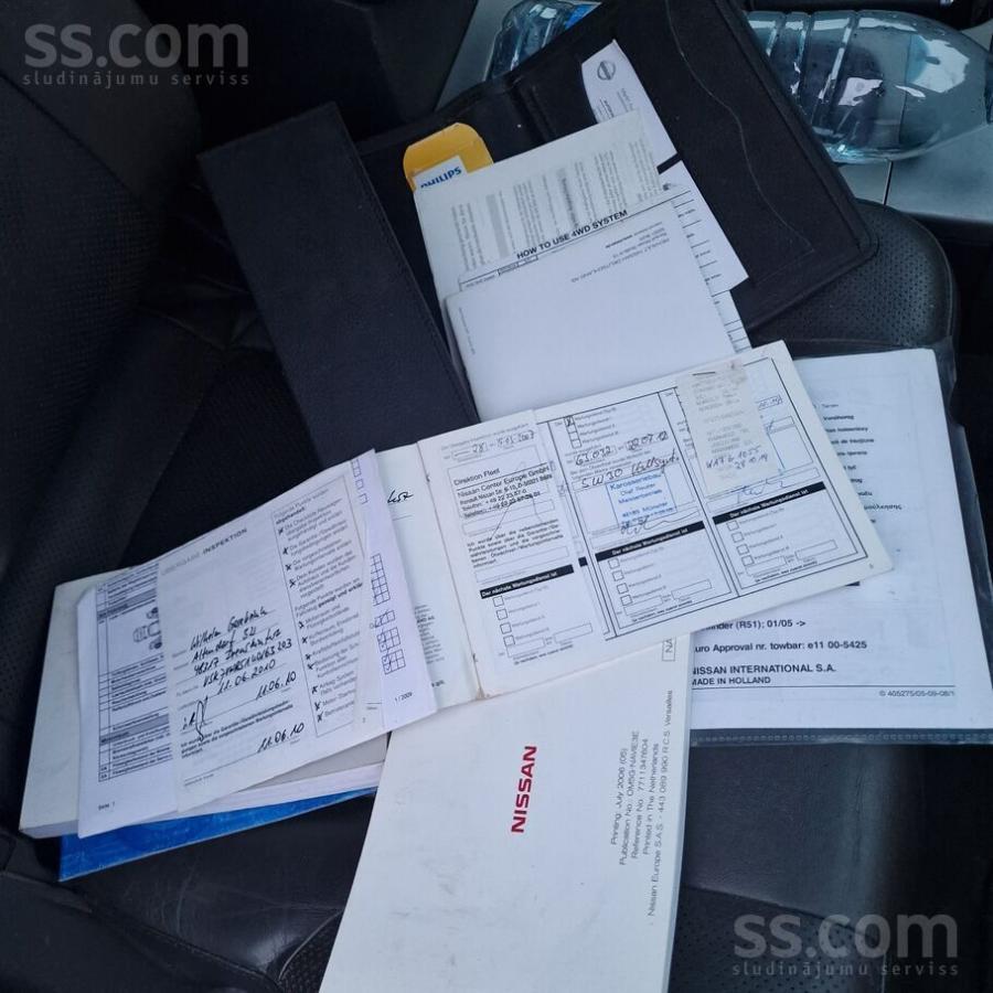 Grey Nissan Pathfinder 2007 in Riga, with an engine capacity of 2.50 L and mileage of 230 thousand km for 5900 €, photo 17 on AUTOMOTO.COM.LV