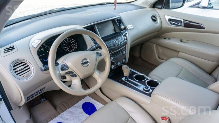 Balts Nissan Pathfinder 2014 Rīga, ar dzinēja tilpumu 2.50 L un nobraukumu 150 tūkst. km par 11190 €, foto 10 vietnē AUTOMOTO.COM.LV