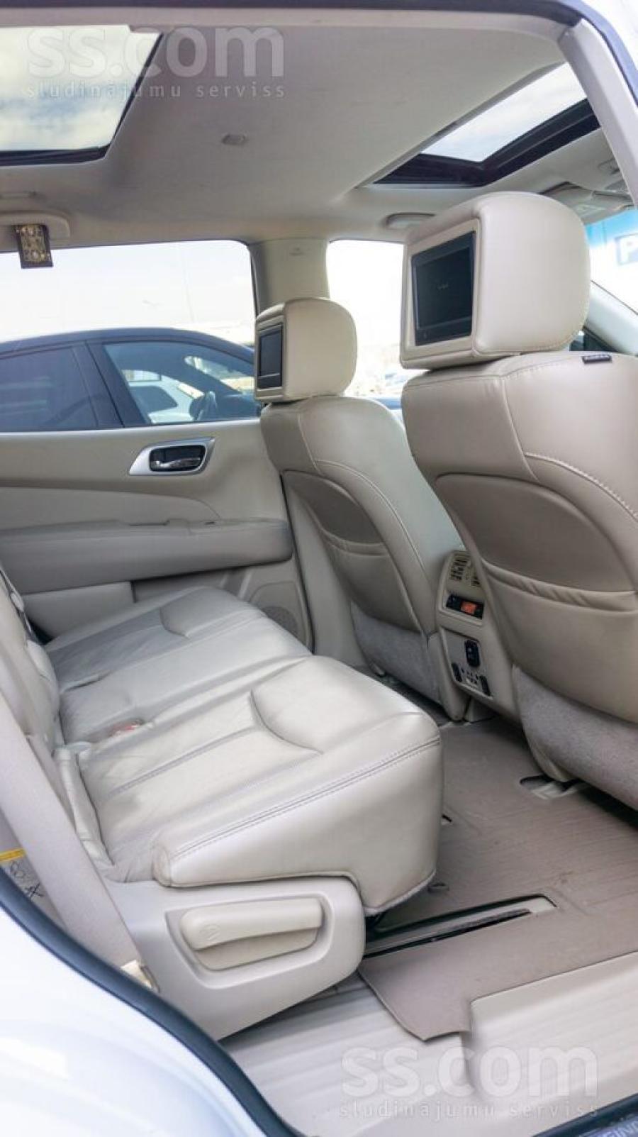 Balts Nissan Pathfinder 2014 Rīga, ar dzinēja tilpumu 2.50 L un nobraukumu 150 tūkst. km par 11190 €, foto 33 vietnē AUTOMOTO.COM.LV