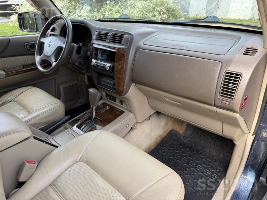 Zils Nissan Patrol 2004 Ogre, ar dzinēja tilpumu 3.00 L un nobraukumu 370 tūkst. km par 10200 €, foto 14 vietnē AUTOMOTO.COM.LV