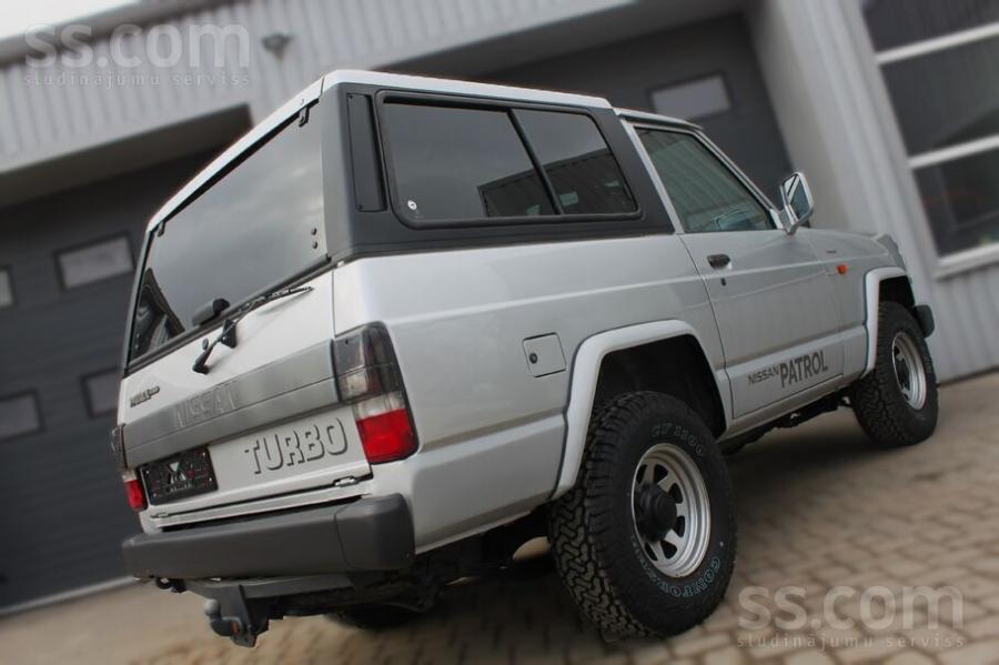 Pelēks Nissan Patrol 1991 Bauska, ar dzinēja tilpumu 2.50 L un nobraukumu 142 tūkst. km par 18900 €, foto 7 vietnē AUTOMOTO.COM.LV