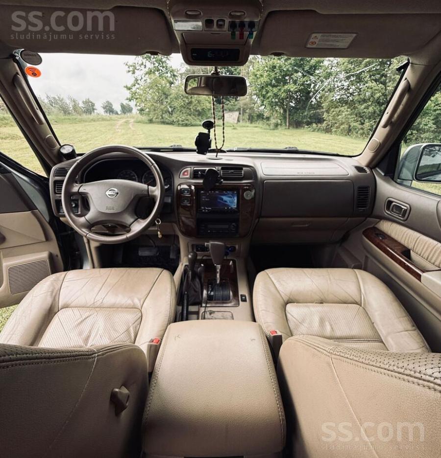 Pelēks Nissan Patrol 2003 Bauska, ar dzinēja tilpumu 3.00 L un nobraukumu 284 tūkst. km par 8500 €, foto 10 vietnē AUTOMOTO.COM.LV