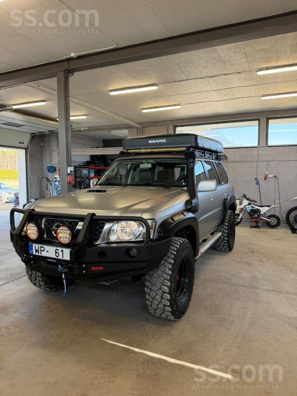 Pelēks Nissan Patrol 2005 Rīga, ar dzinēja tilpumu 3.00 L un nobraukumu 170 tūkst. km par 38000 €, foto 2 vietnē AUTOMOTO.COM.LV