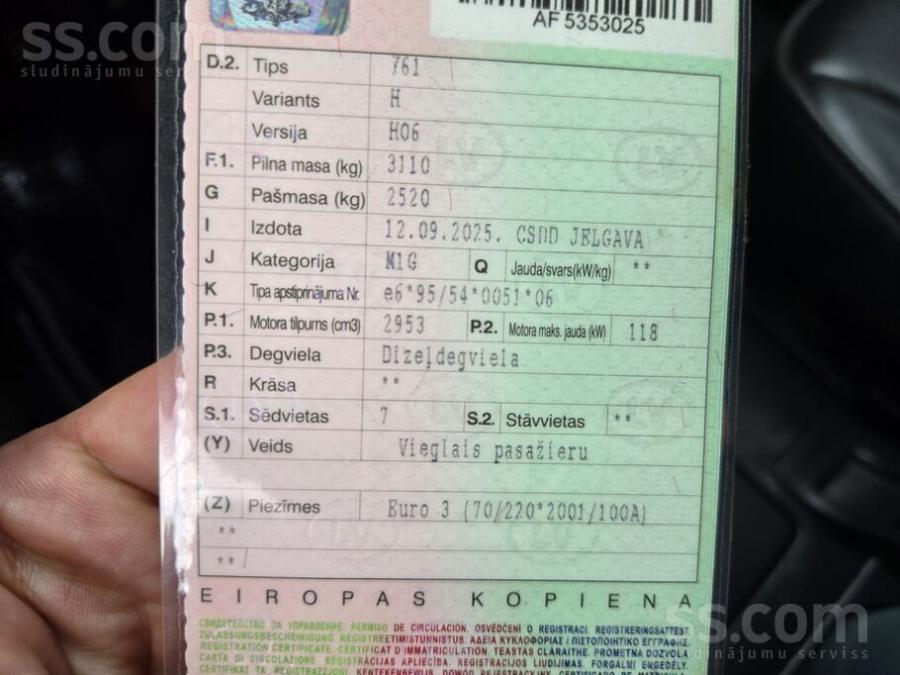 Violets Nissan Patrol 2006 Jelgava, ar dzinēja tilpumu 3.00 L un nobraukumu 248 tūkst. km par 24900 €, foto 12 vietnē AUTOMOTO.COM.LV