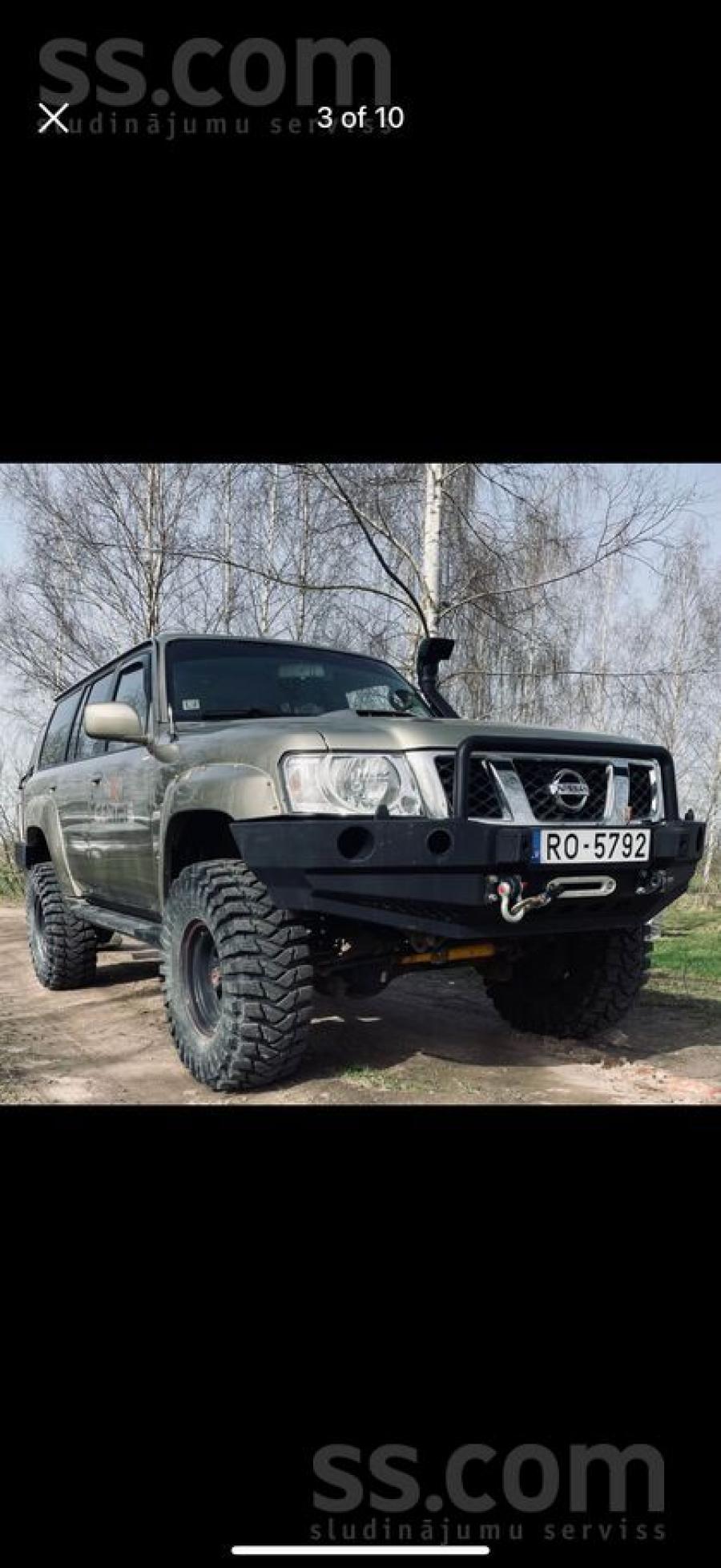 Желтый Ниссан Патрол 2008 в Елгава, объемом двигателя 3.00 л и пробегом 0 тыс. км за 9000 €, фото 15 на AUTOMOTO.COM.LV