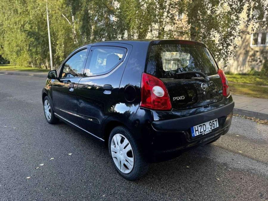 Melns Nissan Pixo 2011 Viļņa, ar dzinēja tilpumu 1.00 L un nobraukumu 118 tūkst. km par 980 €, foto 8 vietnē AUTOMOTO.COM.LV