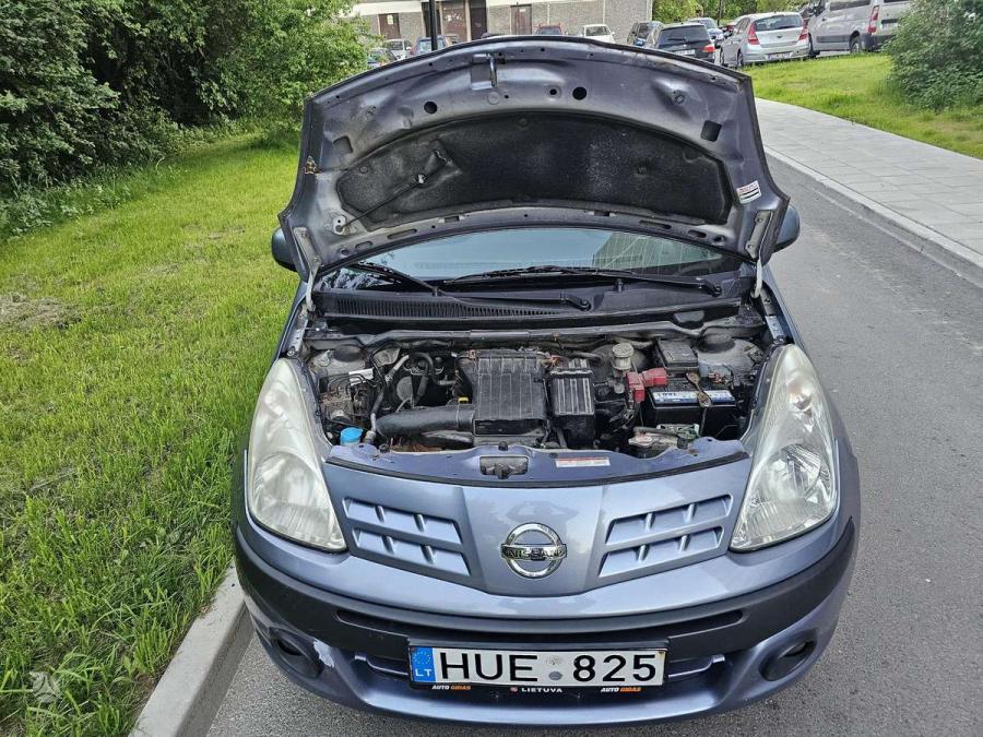 Blue Nissan Pixo 2010 in Vilnius, with an engine capacity of 1.00 L and mileage of 140 thousand km for 1500 €, photo 8 on AUTOMOTO.COM.LV