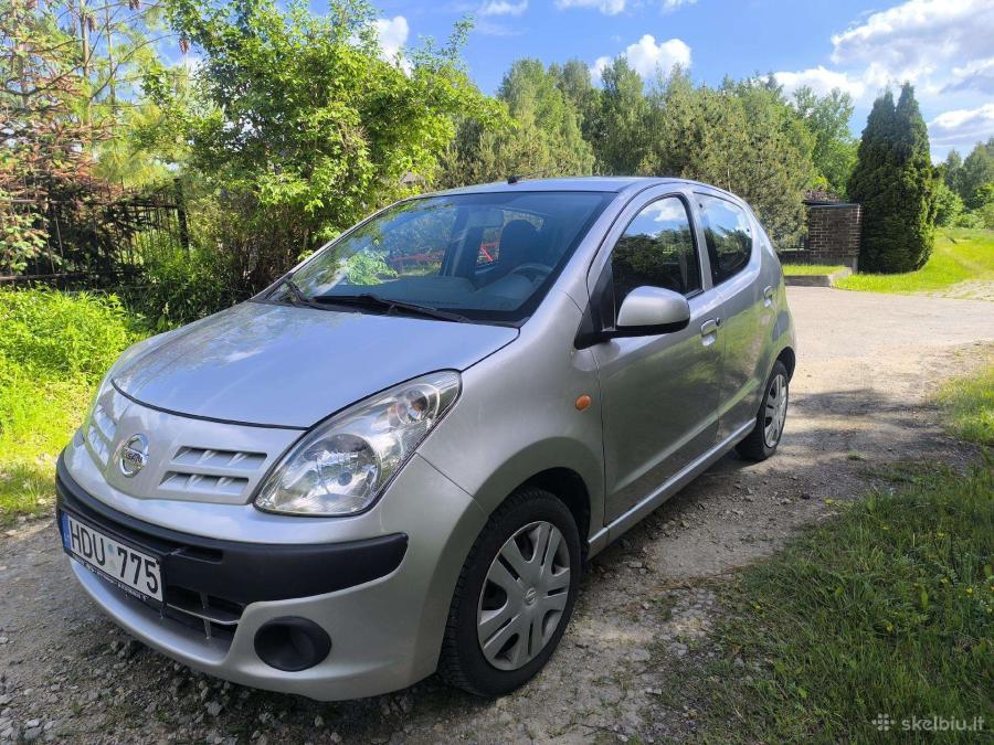 Grey Nissan Pixo 2009 in Siauliai, with an engine capacity of 1.00 L and mileage of 105 thousand km for 1350 €, photo 1 on AUTOMOTO.COM.LV