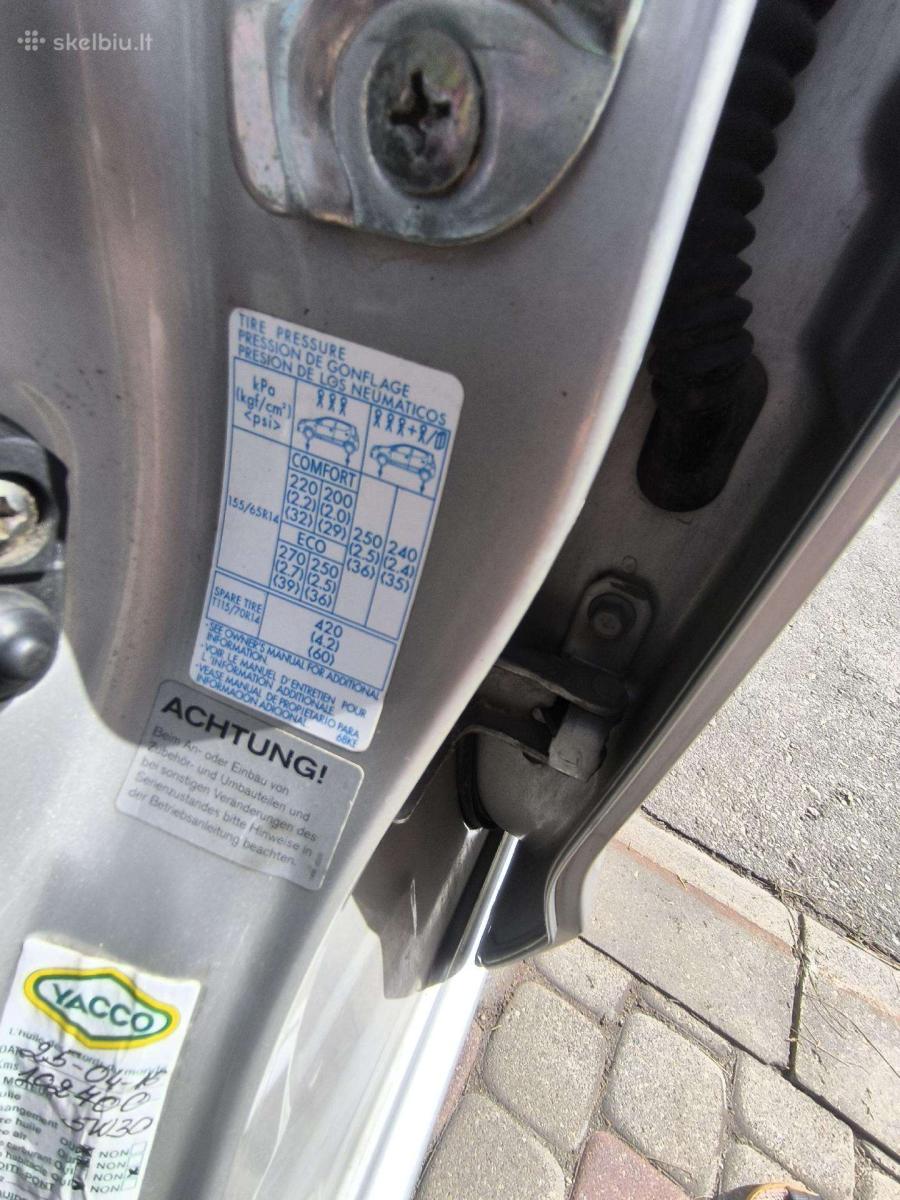 Grey Nissan Pixo 2009 in Siauliai, with an engine capacity of 1.00 L and mileage of 105 thousand km for 1350 €, photo 15 on AUTOMOTO.COM.LV