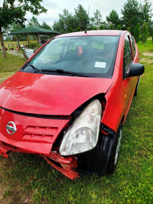 Red Nissan Pixo 2010 in Jurbarkas, with an engine capacity of 1.00 L and mileage of 158 thousand km for 500 €, photo 4 on AUTOMOTO.COM.LV