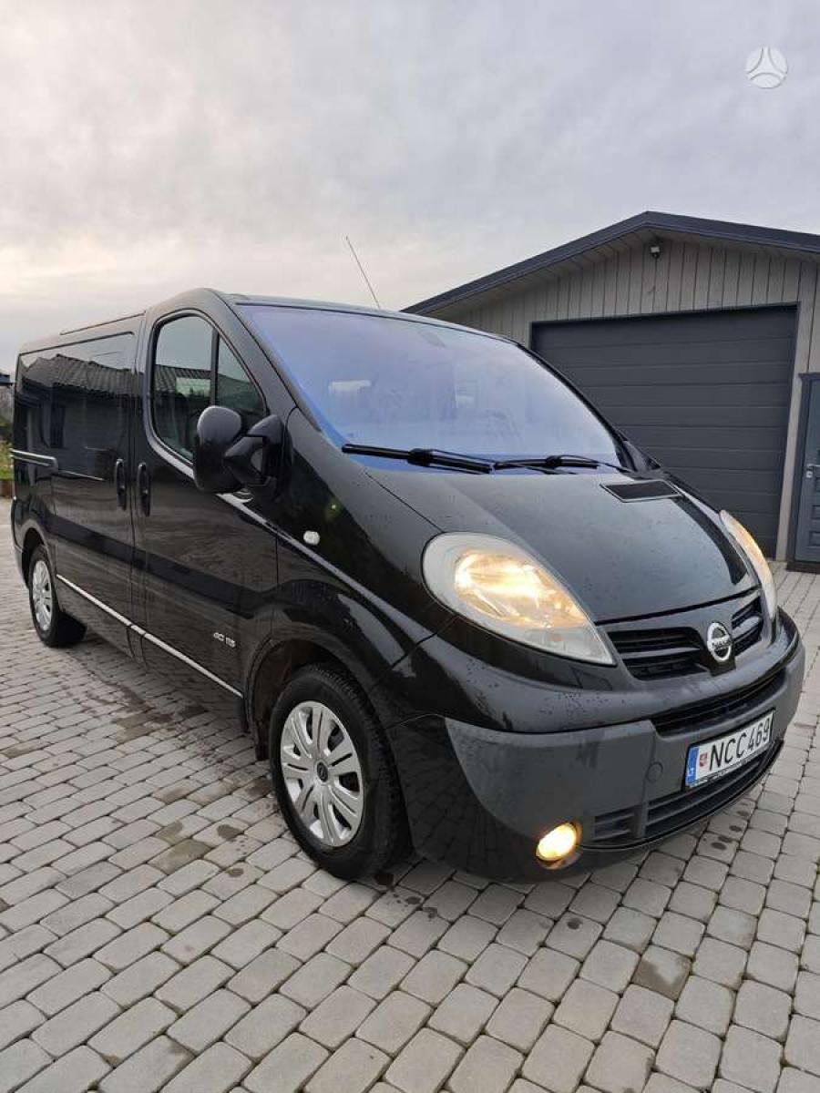 Melns Nissan Primastar 2011 Kauņa, ar dzinēja tilpumu 2.00 L un nobraukumu 299 tūkst. km par 6550 €, foto 1 vietnē AUTOMOTO.COM.LV