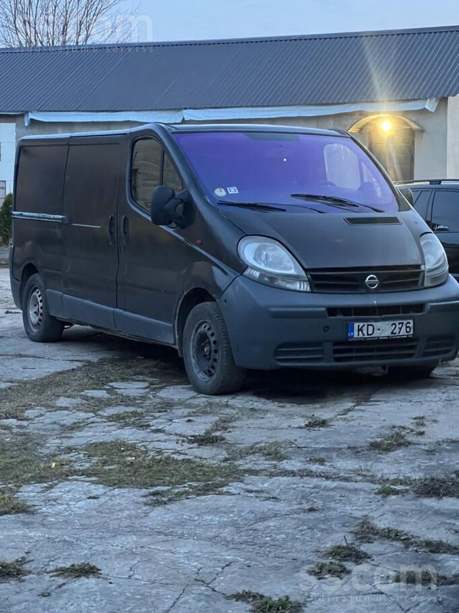 Black Nissan Primastar 2004 in Rezekne, with an engine capacity of 1.90 L and mileage of 681 thousand km for 990 €, photo 1 on AUTOMOTO.COM.LV