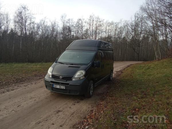Nissan Primastar 2005 in Aluksne on AUTOMOTO.COM.LV Black Nissan Primastar 2005 in Aluksne, with an engine capacity of 1.90 L and mileage of 321 thousand km for 4300 €, photo 1 on AUTOMOTO.COM.LV