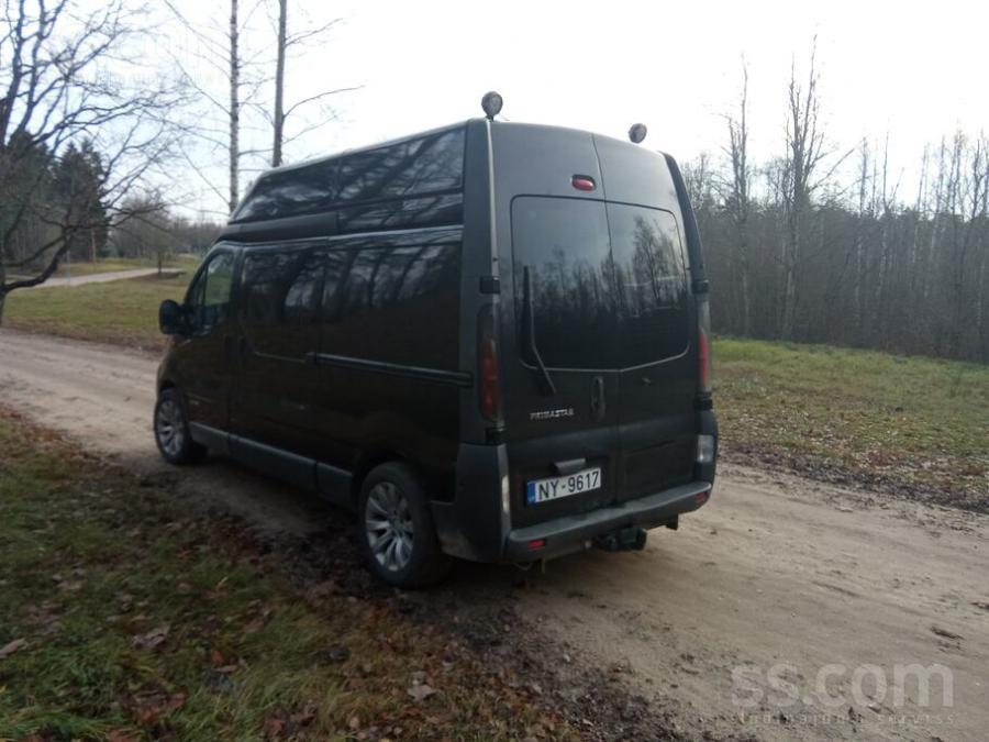 Black Nissan Primastar 2005 in Aluksne, with an engine capacity of 1.90 L and mileage of 321 thousand km for 4300 €, photo 3 on AUTOMOTO.COM.LV