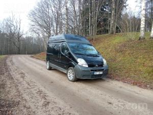 Black Nissan Primastar 2005 in Aluksne, with an engine capacity of 1.90 L and mileage of 321 thousand km for 4300 €, photo 4 on AUTOMOTO.COM.LV