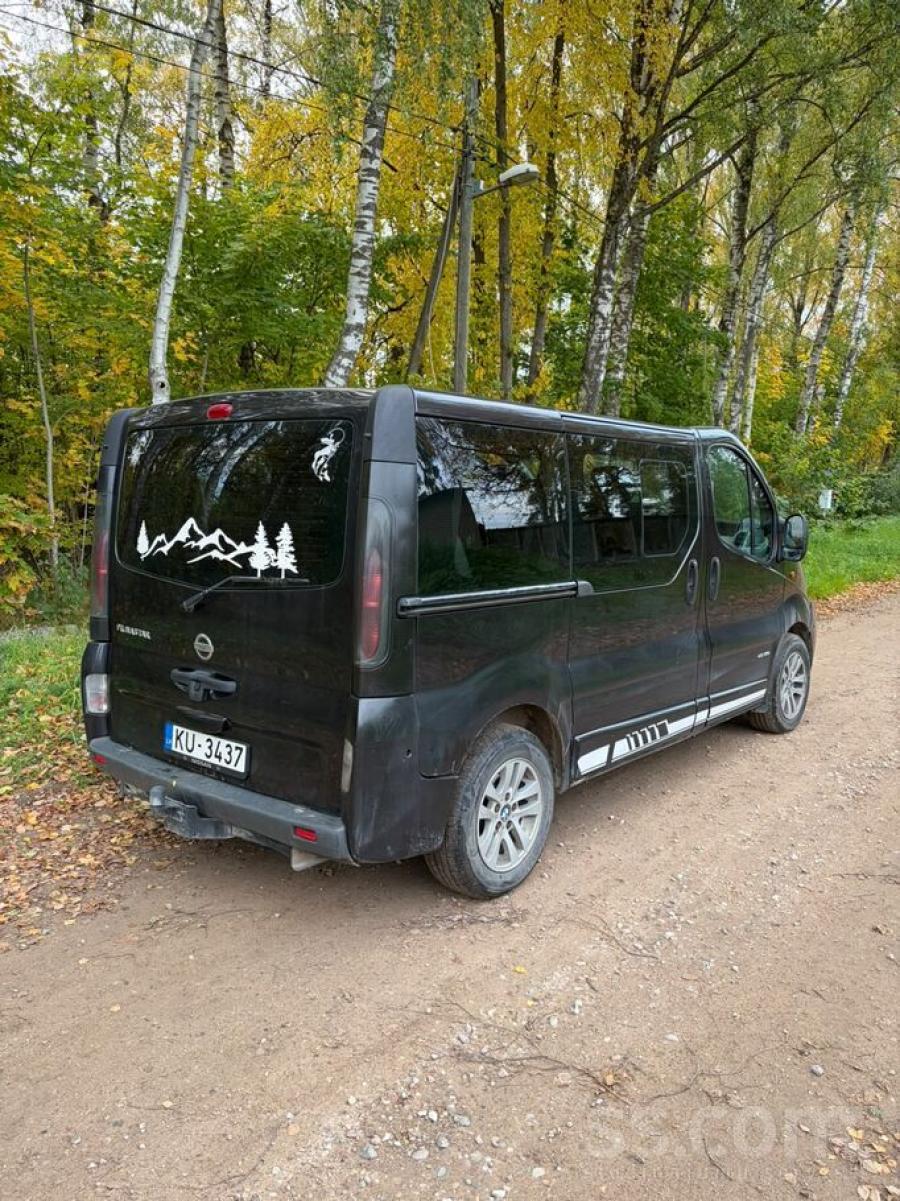 Melns Nissan Primastar 2005 Dobele, ar dzinēja tilpumu 2.50 L un nobraukumu 350 tūkst. km par 3700 €, foto 3 vietnē AUTOMOTO.COM.LV
