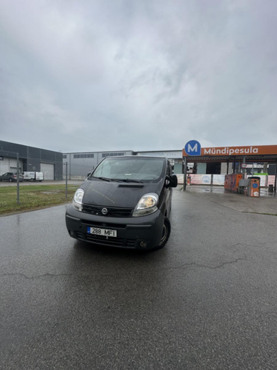 Melns Nissan Primastar 2006 Tallina, ar dzinēja tilpumu 1.90 L un nobraukumu 0 tūkst. km par 1650 €, foto 1 vietnē AUTOMOTO.COM.LV