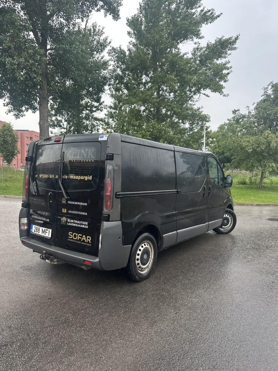Melns Nissan Primastar 2006 Tallina, ar dzinēja tilpumu 1.90 L un nobraukumu 0 tūkst. km par 1650 €, foto 13 vietnē AUTOMOTO.COM.LV