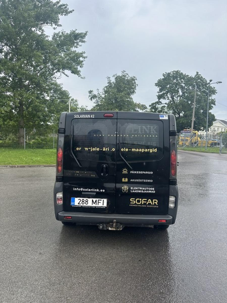 Melns Nissan Primastar 2006 Tallina, ar dzinēja tilpumu 1.90 L un nobraukumu 0 tūkst. km par 1650 €, foto 14 vietnē AUTOMOTO.COM.LV