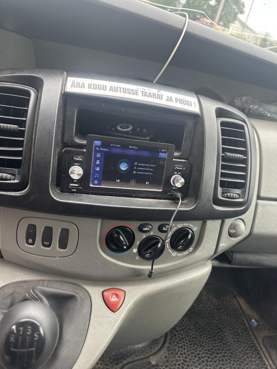 Melns Nissan Primastar 2006 Tallina, ar dzinēja tilpumu 1.90 L un nobraukumu 0 tūkst. km par 1650 €, foto 18 vietnē AUTOMOTO.COM.LV