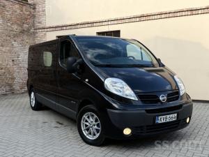 Black Nissan Primastar 2010 in Bauska, with an engine capacity of 2.00 L and mileage of 0 thousand km for 4990 €, photo 6 on AUTOMOTO.COM.LV
