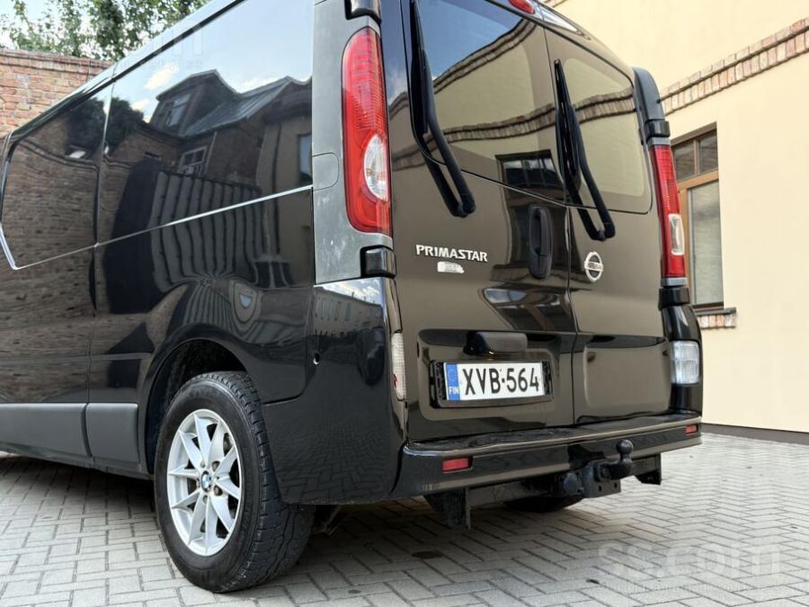 Black Nissan Primastar 2010 in Bauska, with an engine capacity of 2.00 L and mileage of 0 thousand km for 4990 €, photo 10 on AUTOMOTO.COM.LV