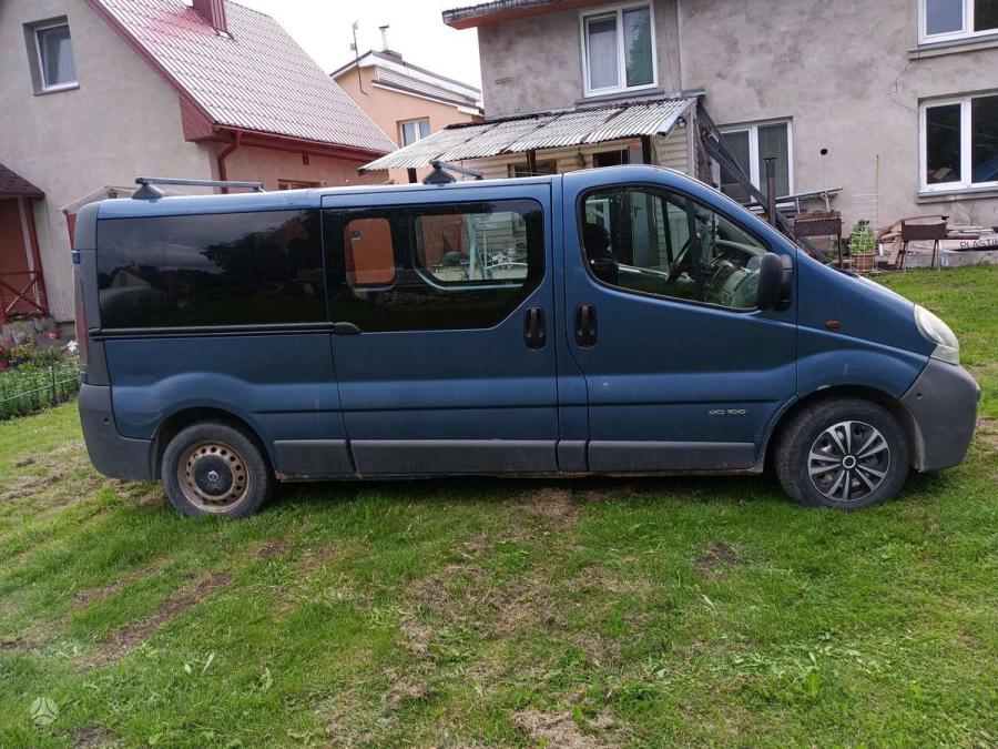 Blue Nissan Primastar 2006 in Siauliai, with an engine capacity of 1.87 L and mileage of 361 thousand km for 2200 €, photo 4 on AUTOMOTO.COM.LV