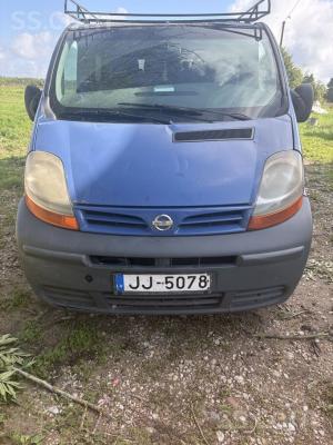Blue Nissan Primastar 2004 in Liepaja, with an engine capacity of 1.90 L and mileage of 401 thousand km for 1600 €, photo  on AUTOMOTO.COM.LV