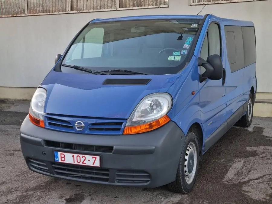Zils Nissan Primastar 2005 Ogre, ar dzinēja tilpumu 1.90 L un nobraukumu 165 tūkst. km par 6750 €, foto 1 vietnē AUTOMOTO.COM.LV