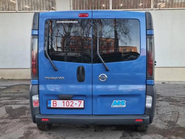Blue Nissan Primastar 2005 in Ogre, with an engine capacity of 1.90 L and mileage of 165 thousand km for 6750 €, photo 5 on AUTOMOTO.COM.LV