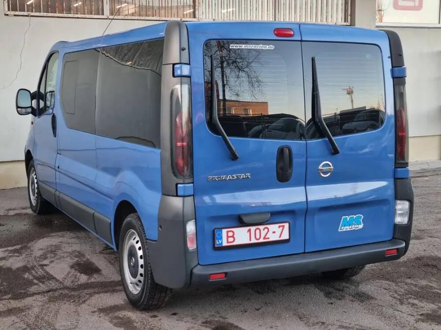 Zils Nissan Primastar 2005 Ogre, ar dzinēja tilpumu 1.90 L un nobraukumu 165 tūkst. km par 6750 €, foto 7 vietnē AUTOMOTO.COM.LV