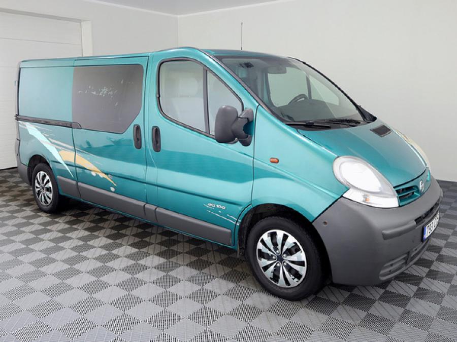 Green Nissan Primastar 2003 in Tallinn, with an engine capacity of 1.90 L and mileage of 328 thousand km for 2299 €, photo 1 on AUTOMOTO.COM.LV